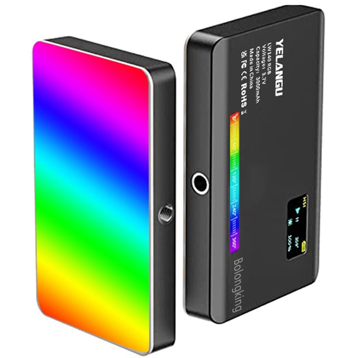 Lumina LED pentru Poze, Selfie-uri, Video-uri, GoPro, Bolongking®, 140 ...