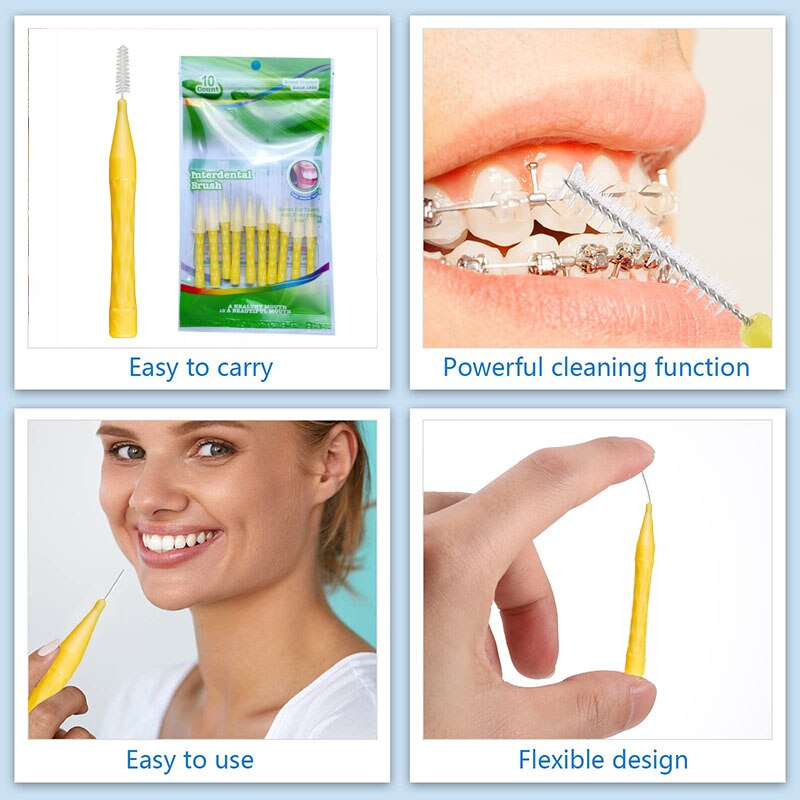 Periuta interdentara, Galben - eMAG.ro