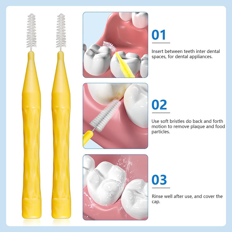 Periuta interdentara, Galben - eMAG.ro