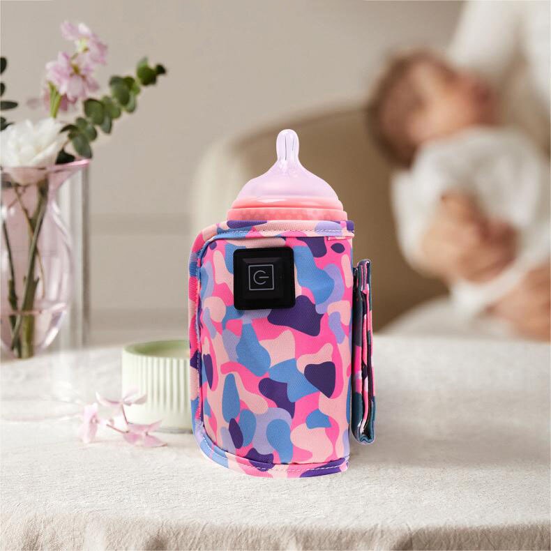 Incalzitor portabil pentru biberoane de lapte, USB, Multicolor - eMAG.ro