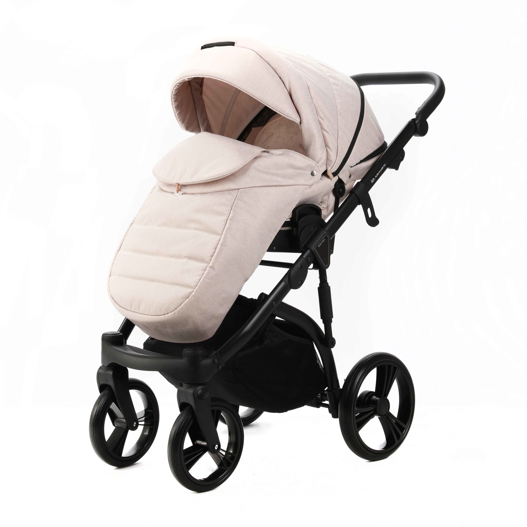 Carucior 2 in 1 Adamex Lanti PS33 cu dubla suspensie, Linen ...