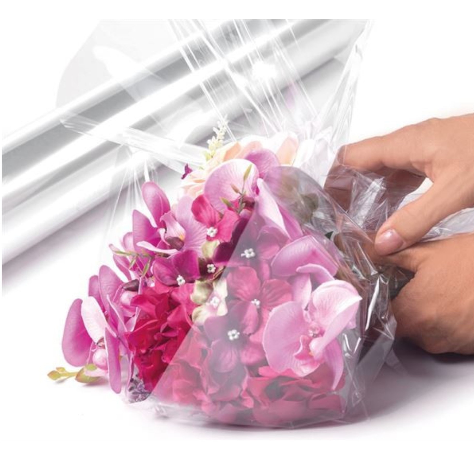 Set 50 coli celofan transparent, 90 cm lungime, 30 microni - eMAG.ro