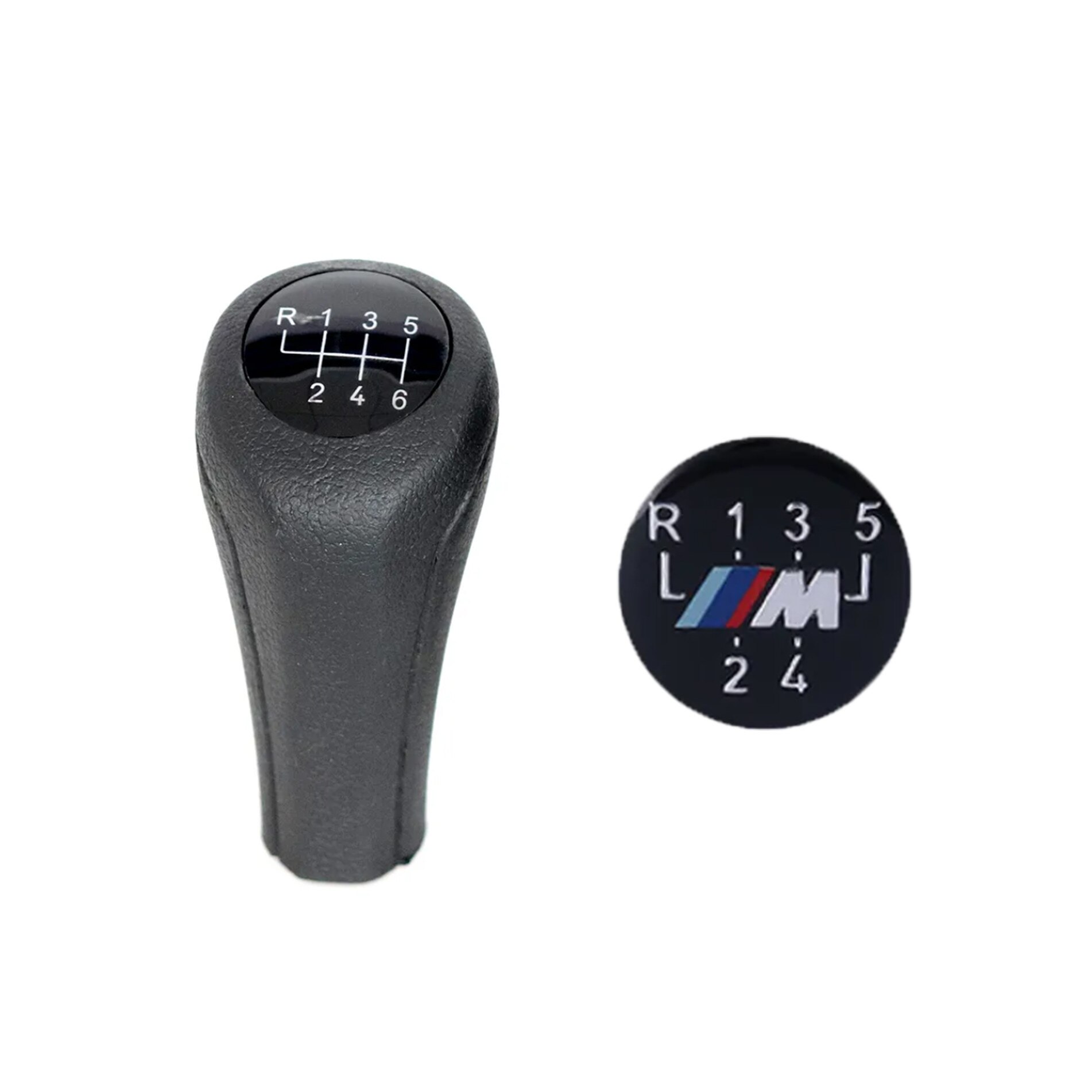 Топка за скоростен лост, BMW M-POWER 1 3 E30 E36 E46 E90 E91 E92 E93 E81 E82 E87 E88, Черен ...
