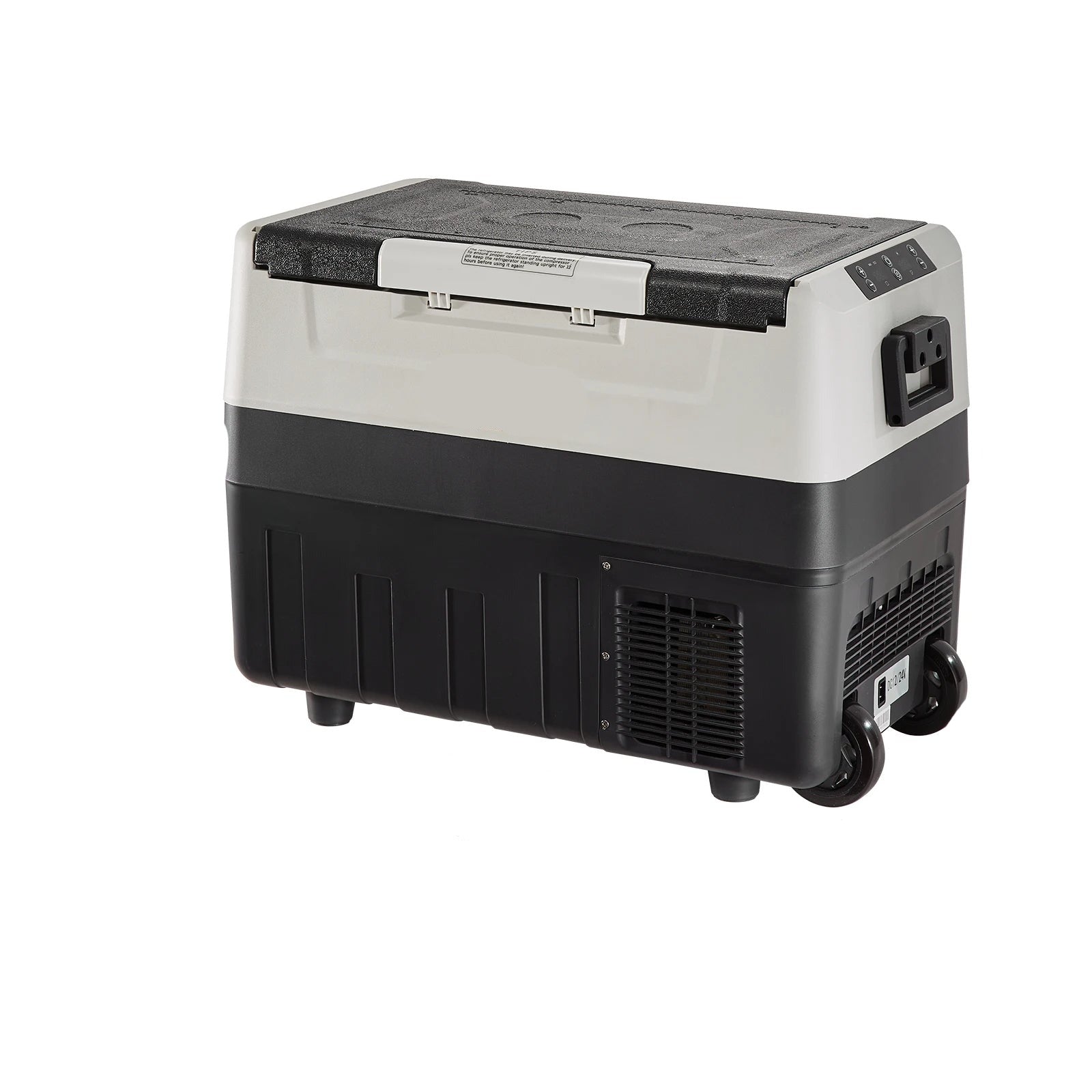 Frigider Auto, 60W, ABS, Portabil, Cu Roata, 35L, Negru - eMAG.ro