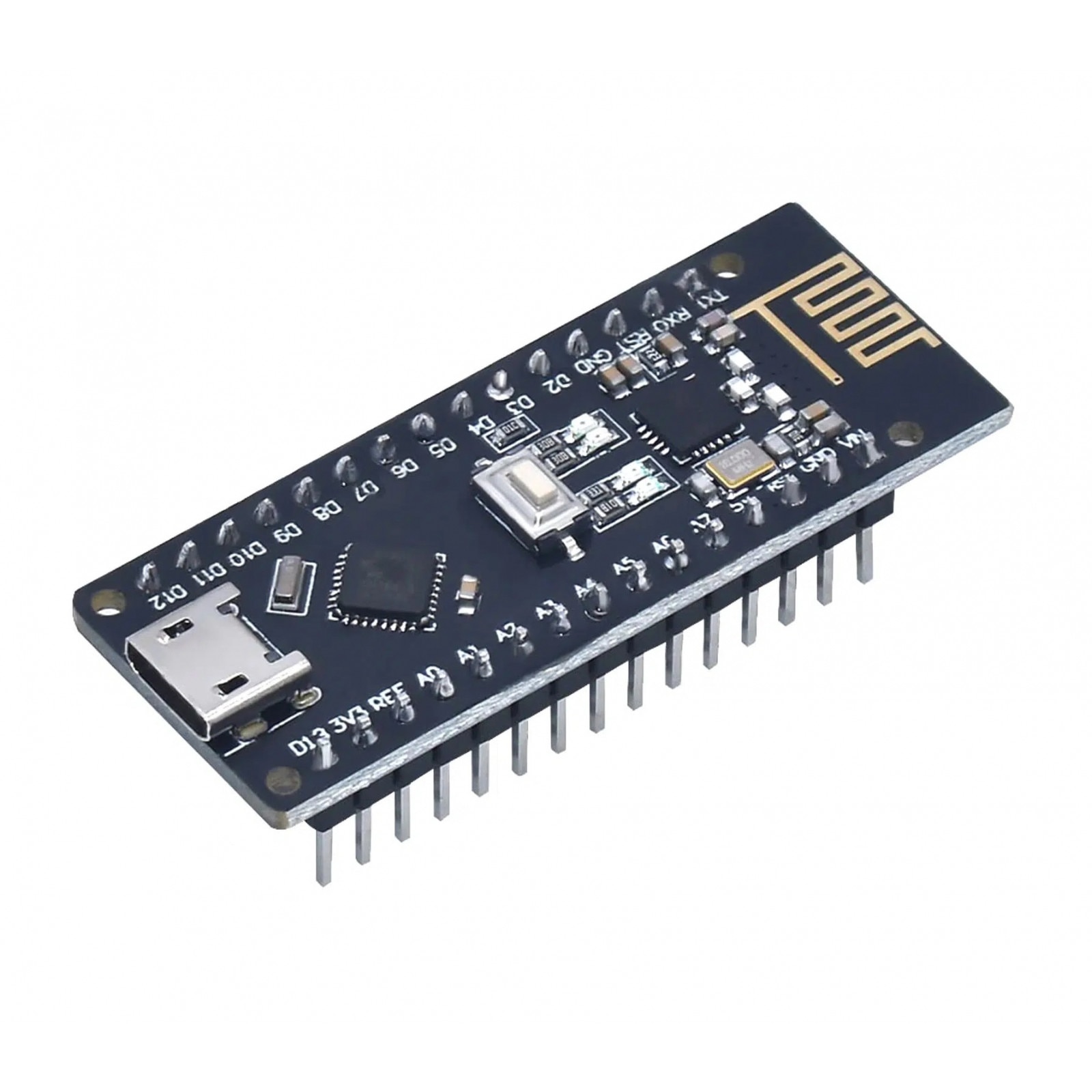 Placa de dezvoltare compatibila Arduino Nano-RF cu NRF24L01 OKY2006-9 - eMAG.ro