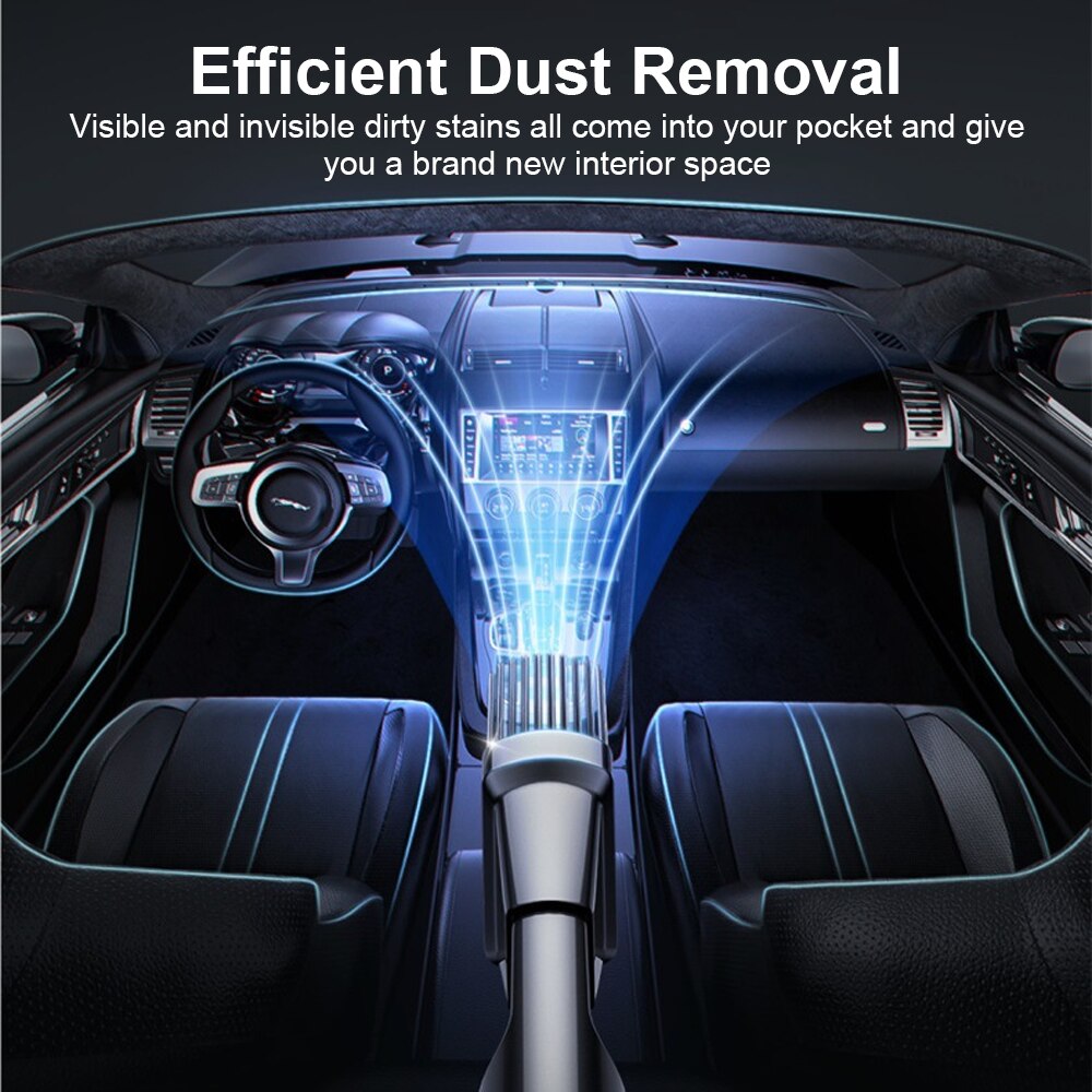 Mini aspirator auto, Senmase, USB, Negru - eMAG.ro