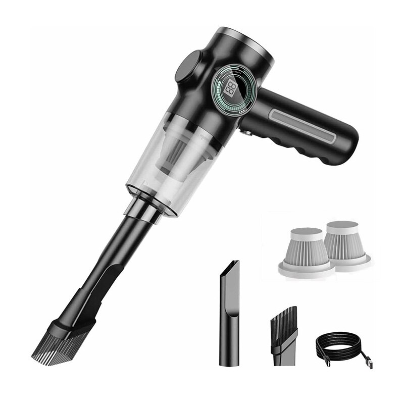 Mini aspirator auto, Senmase, USB, Negru - eMAG.ro