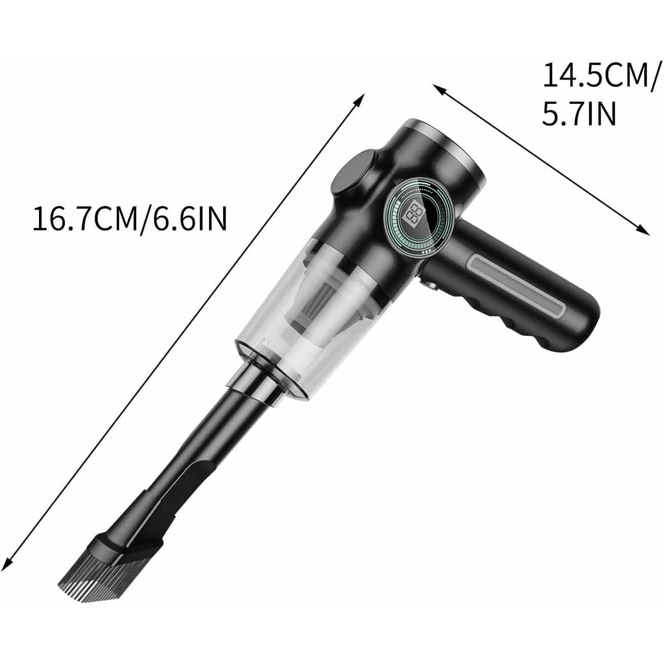 Mini aspirator auto, Senmase, USB, Negru - eMAG.ro