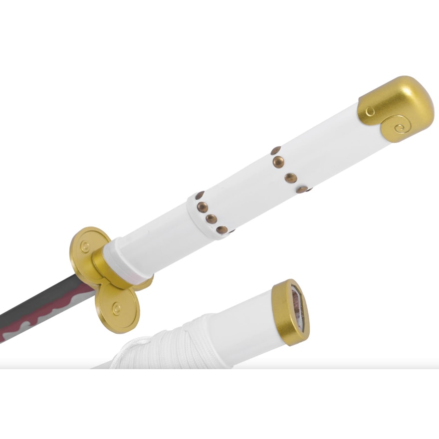 Sabie Katana Emna- One Piece, alba, ornamentala, otel, 105 cm - eMAG.ro