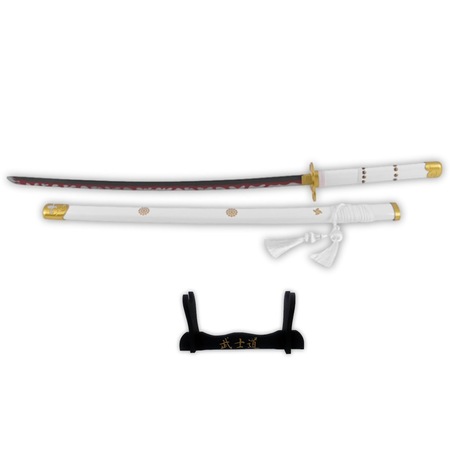 Sabie Katana Emna- One Piece, alba, ornamentala, otel, 105 cm - eMAG.ro