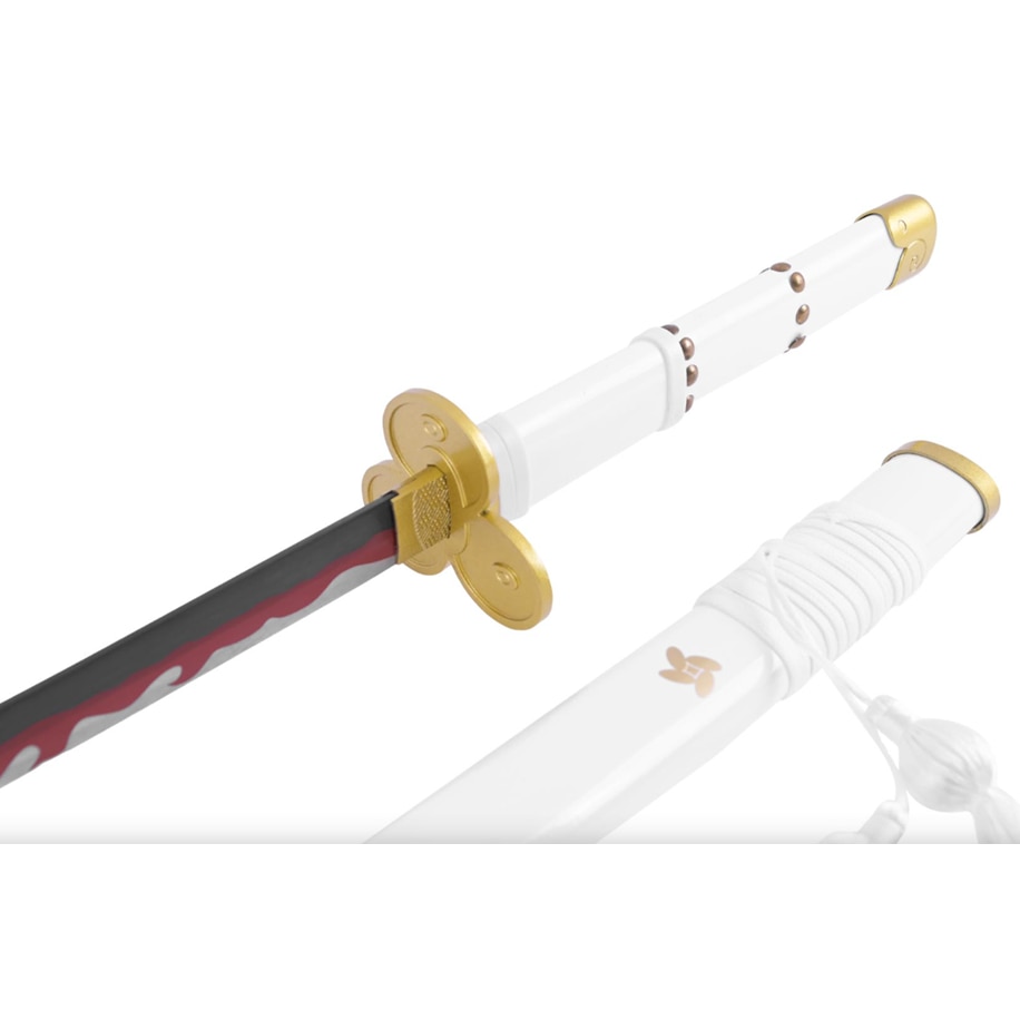 Sabie Katana Emna- One Piece, alba, ornamentala, otel, 105 cm - eMAG.ro