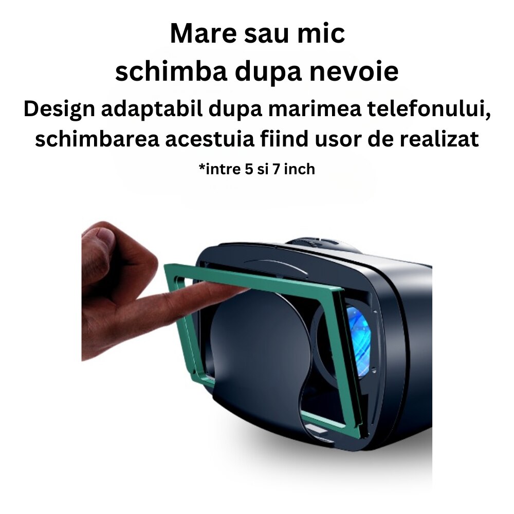 Ochelari VR Blu-ray, Experienta Cinematografica Imersiva, Telecomanda ...