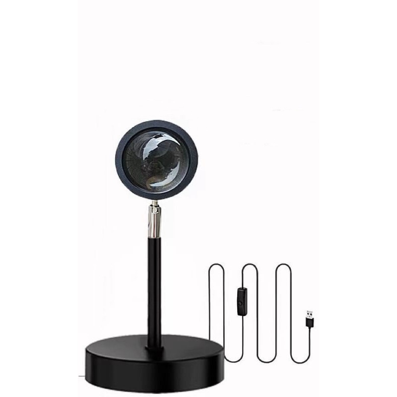 Lampa pentru apus de soare, LED, 16 culori, Negru - eMAG.ro