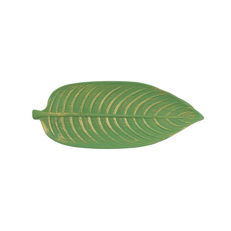 Platou decorativ din lemn, Model Frunza, 45x18x2.5 cm, ATU-083835 - eMAG.ro