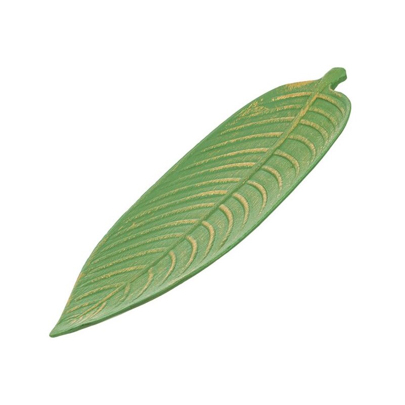 Platou decorativ din lemn, Model Frunza, 45x18x2.5 cm, ATU-083835 - eMAG.ro