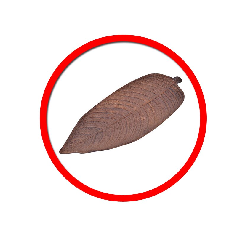 Platou decorativ din lemn, Model Frunza, 45.5x18 cm, ATU-089877 - eMAG.ro