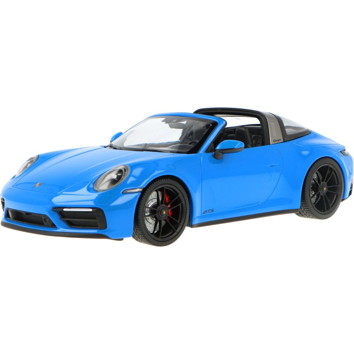 Macheta Porsche 911 (992) Targa 4 GTS albastru - 1/18 Minichamps - eMAG.ro