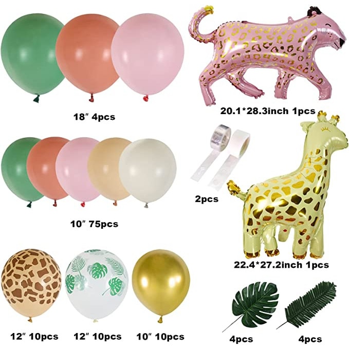 Set Arcada Baloane Wild Safari Cu Animale 121 Piese - eMAG.ro