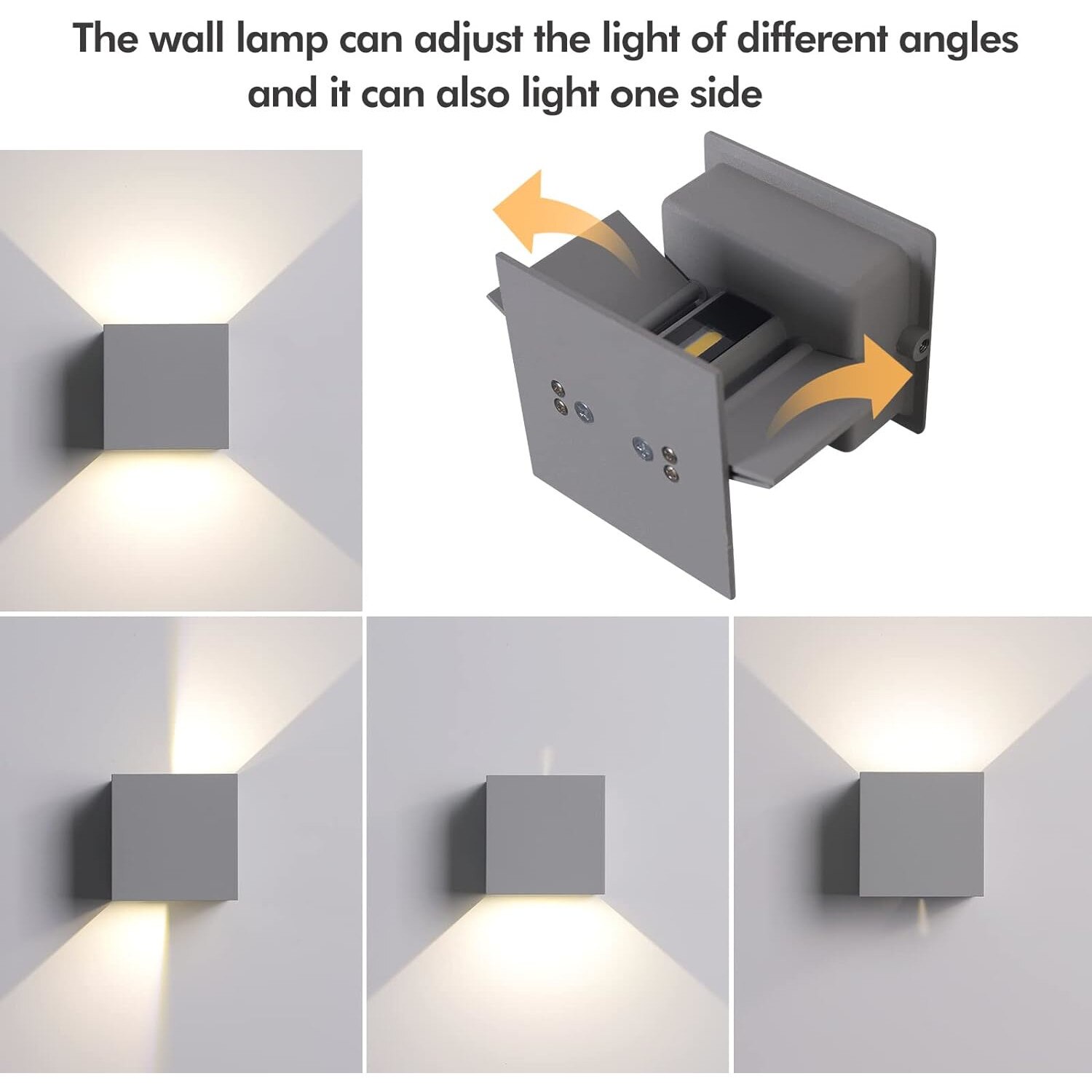Lampa De Perete Cu Led Din Aluminiu, Toolight, 7w, Rezistenta La Apa ...