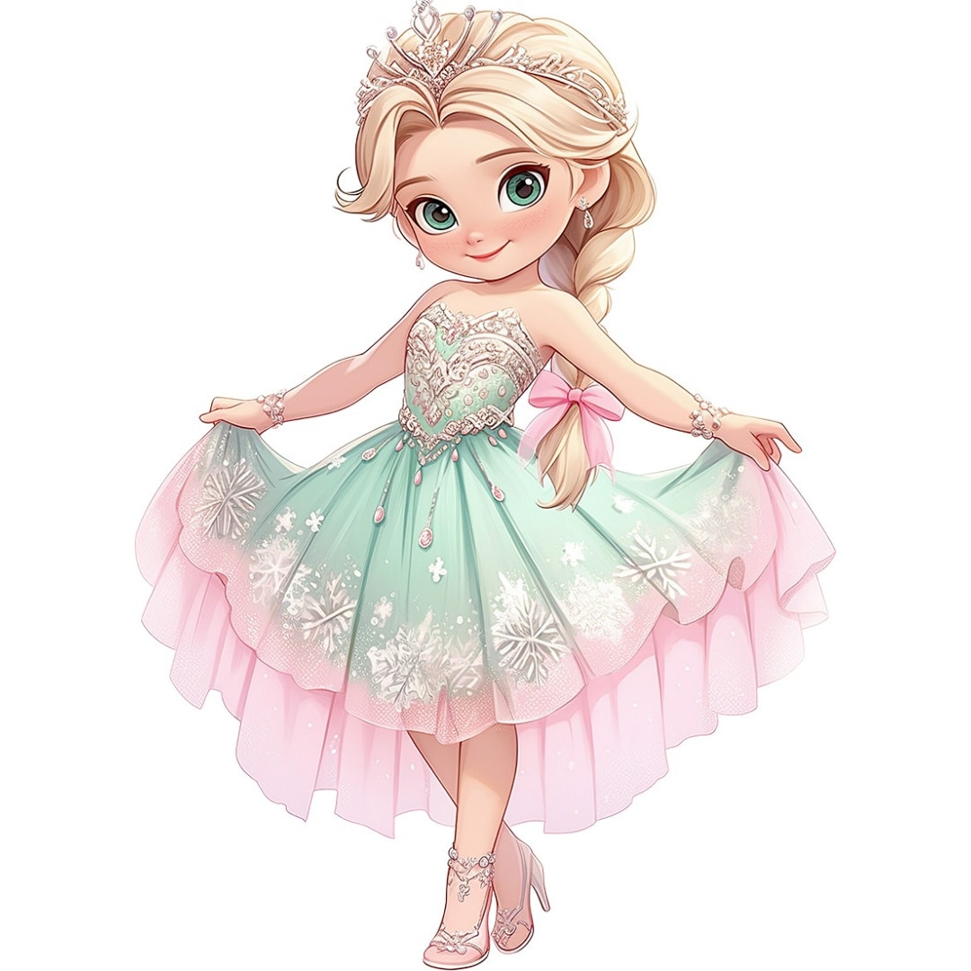 Sticker decorativ, Printesa, Roz, 1378STK-3 - eMAG.ro