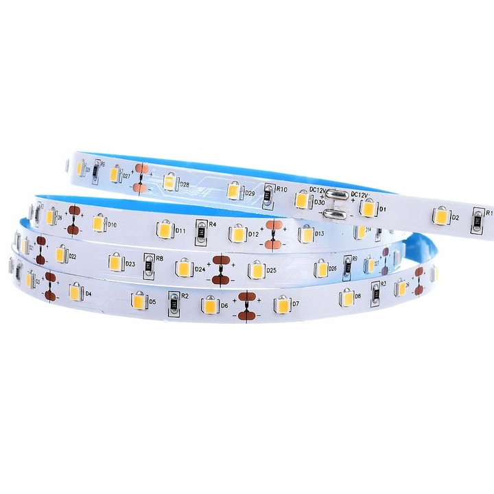 Banda LED, Led Labs, Baza PCB, 2835 SMD, 6W, 3000K, 12V, IP20, 1m, Alb ...