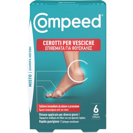 Plasturi blister Compeed, 3 zone diferite picior, 6buc - eMAG.ro