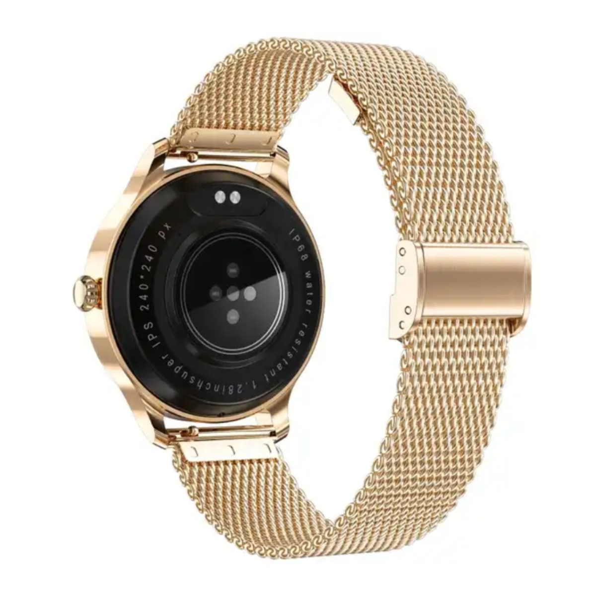 SmartWatch RoHS® Auriu/Gold cu pietre de tip Swarovski, Asistenta ...