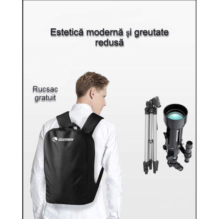 Telescop pentru adulti si copii profesional portabil Celestron cu ...
