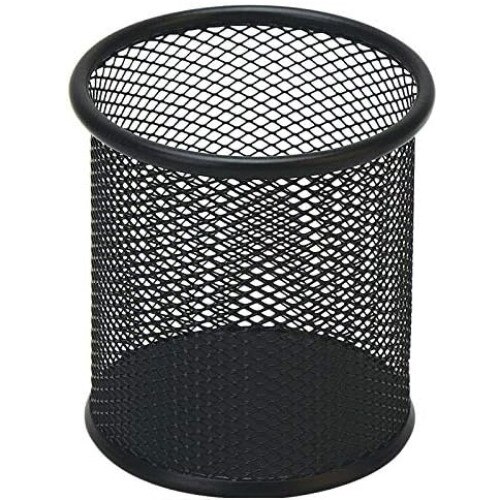 Set 4 suporti pentru articole de birou, FLR, metalic din plasa mesh ...