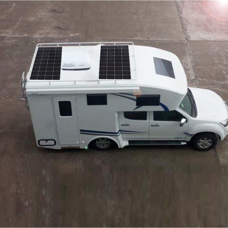 Panou solar fotovoltaic, 50W, 67x54cm, negru - eMAG.ro