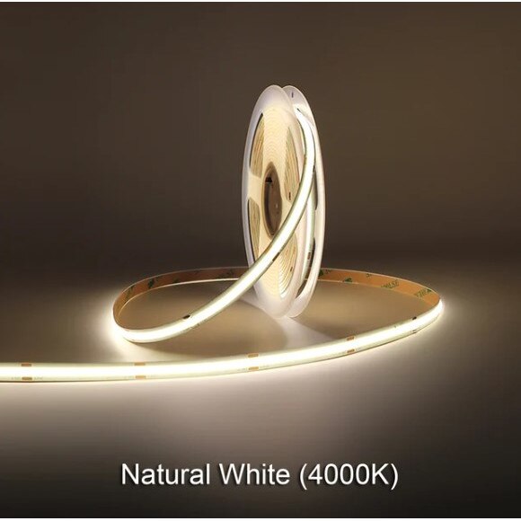 Banda Led Cob 24v 10w 320led Pe Metru Profesionala 1100 Lumeni Pe