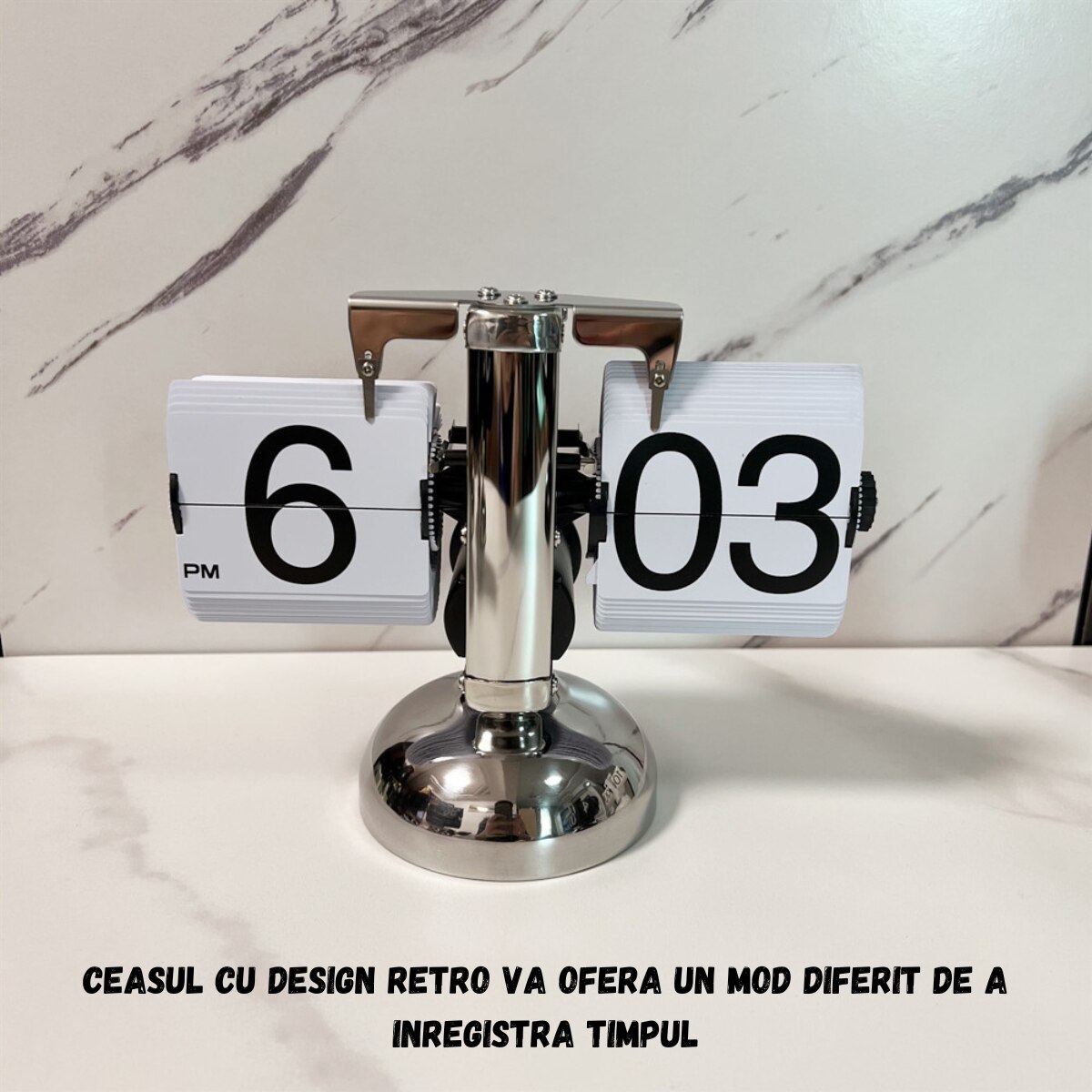 Ceas retro BRAGUS®, design classic, analogic, potrivit pentru o ...