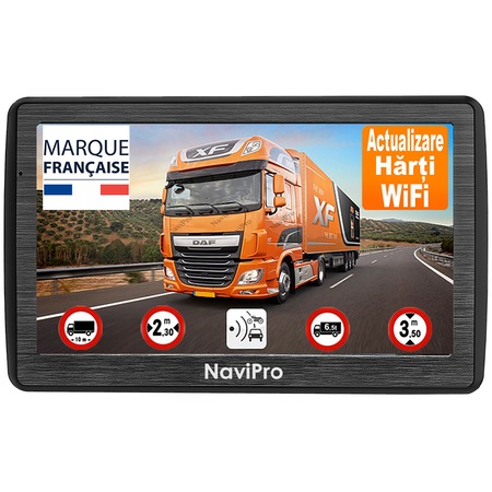 Navigatie GPS Camion, TRUCK, NaviPro Active 7 inch, Europa 48 Tari ...