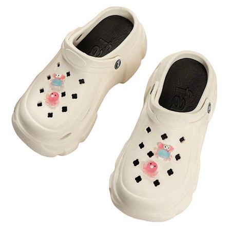 Crocs albi cu accesorii, marimea 36-37 - eMAG.ro
