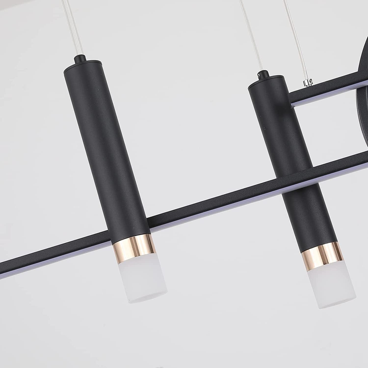 Lustra Suspendata Cu Led, Toolight, Doua Cercuri Paralele, Reglabila iN ...