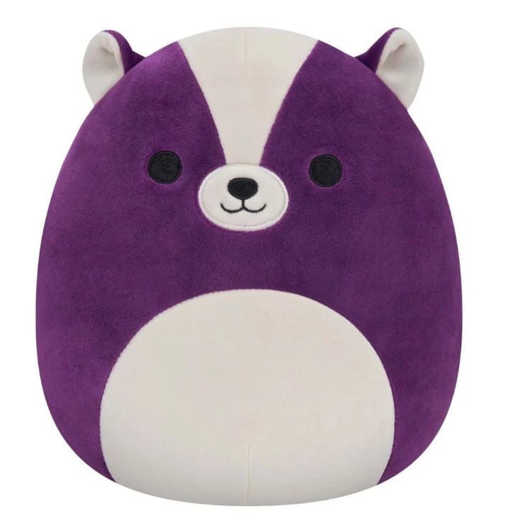 Jucarie de plus Squishmallows, Sloan the Skunk, sconcs mov, 20 cm - eMAG.ro