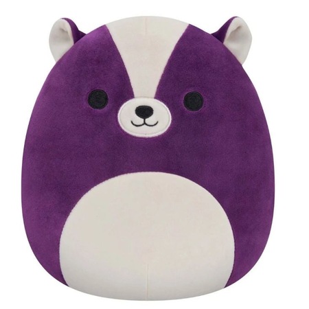 Jucarie de plus Squishmallows, Sloan the Skunk, sconcs mov, 20 cm - eMAG.ro