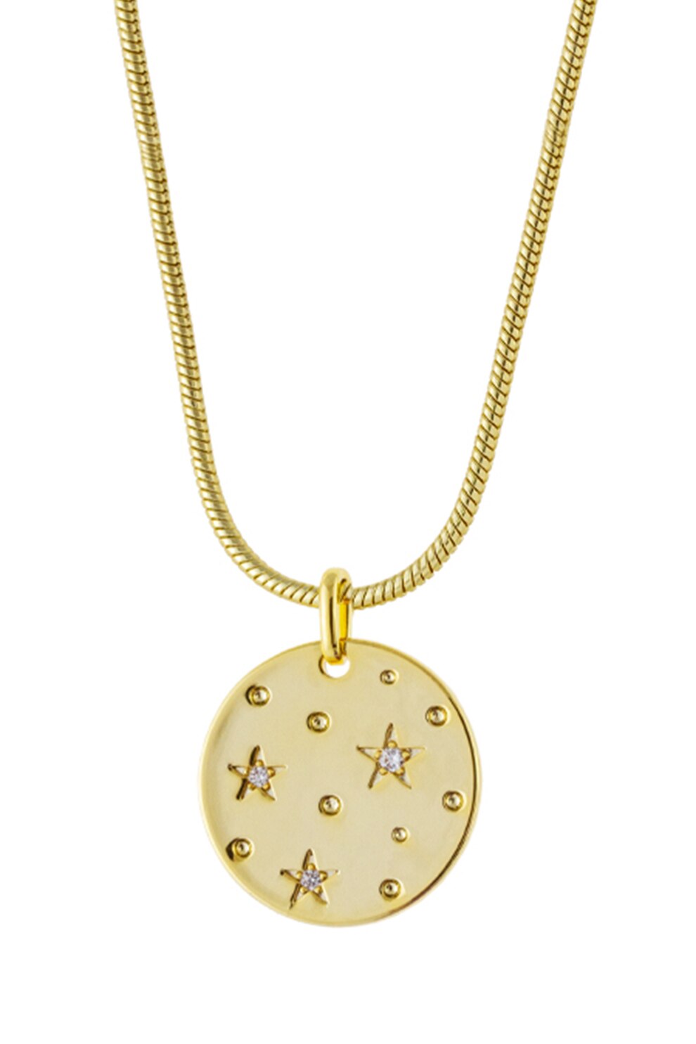 OXETTE, Колие от сплав с покритие от 18K злато, Златист - eMAG.bg