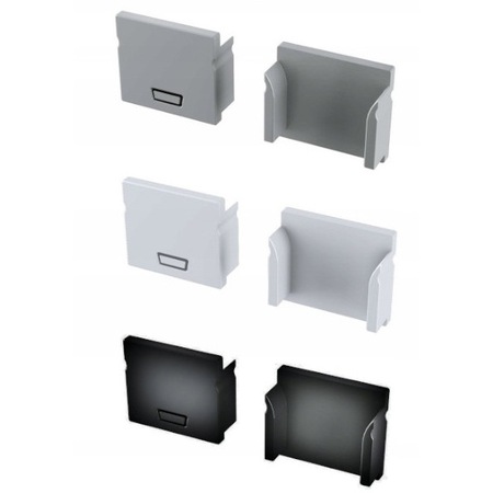 Capac pentru profil LED, Lumines Lightning, ABS, Mix - eMAG.ro