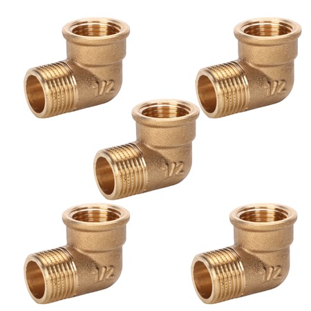 Set 5 bucati Cot din bronz pentru apa ½ nr 1, filet interior- exterior ...