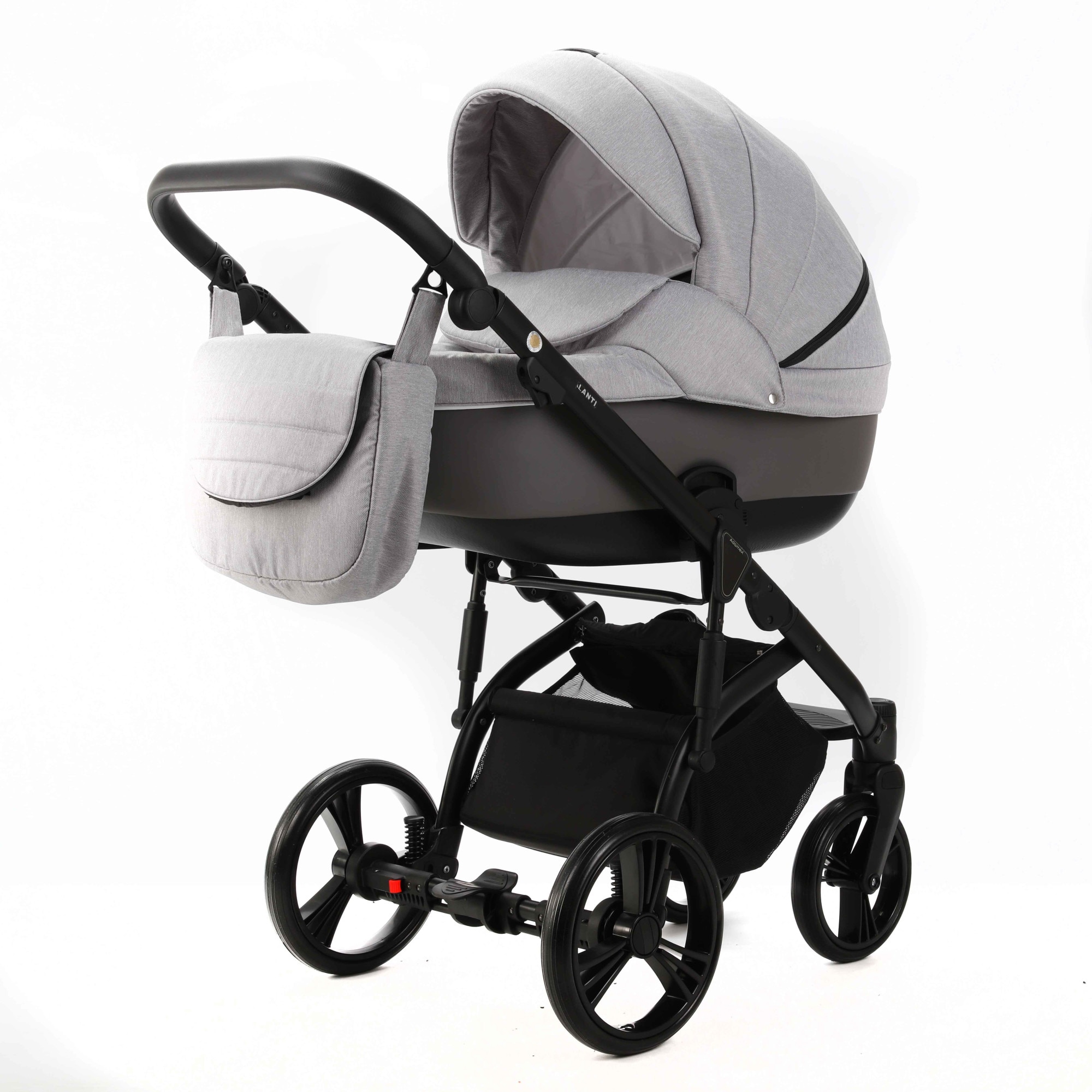 Carucior 2 in 1 Adamex Lanti PS79 cu dubla suspensie, Linen ...