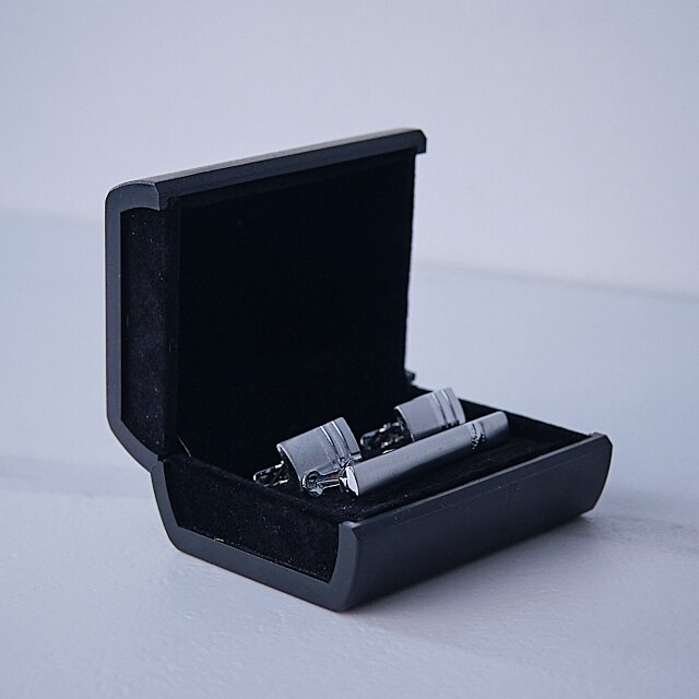 Set butoni camasa si ac de cravata, Exclusive Style VII, Argintiu ...