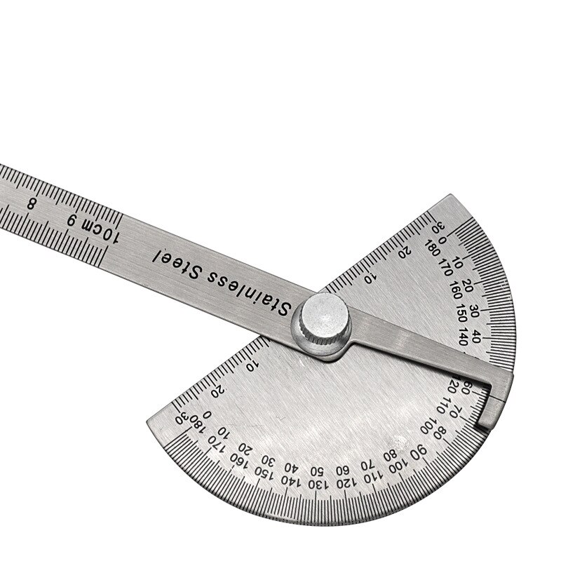 Raportor rotativ, LLWL, Inox, 10 cm, Agrintiu - eMAG.ro