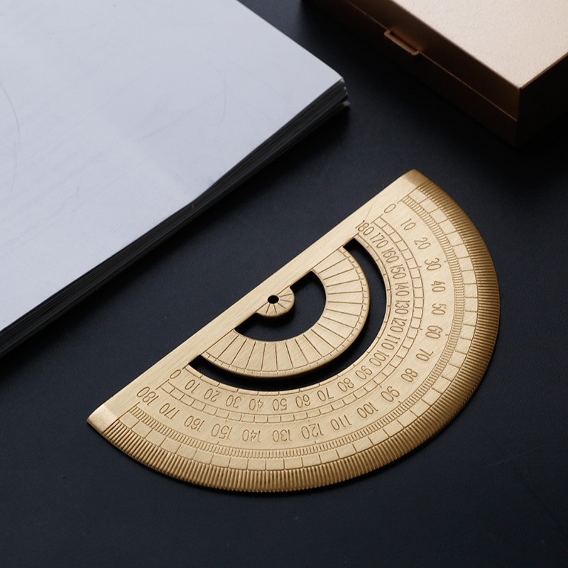 Raportor, LLWL, Metal, 10.2 x 5.7 cm, Auriu - eMAG.ro