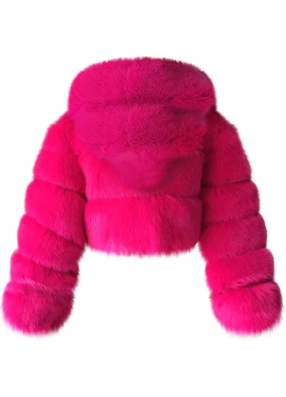 Palton dama, LLWL, Blana artificiala, Roz, XL - eMAG.ro