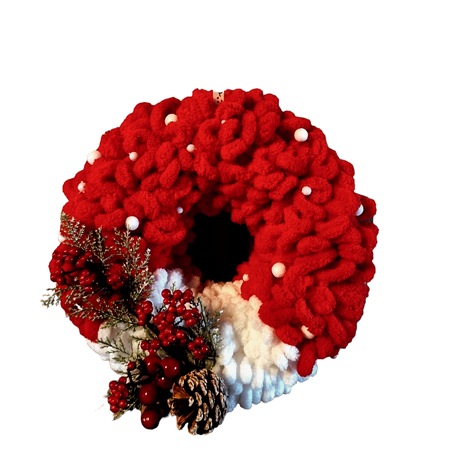 Coronita de Craciun, 25cm, led - eMAG.ro