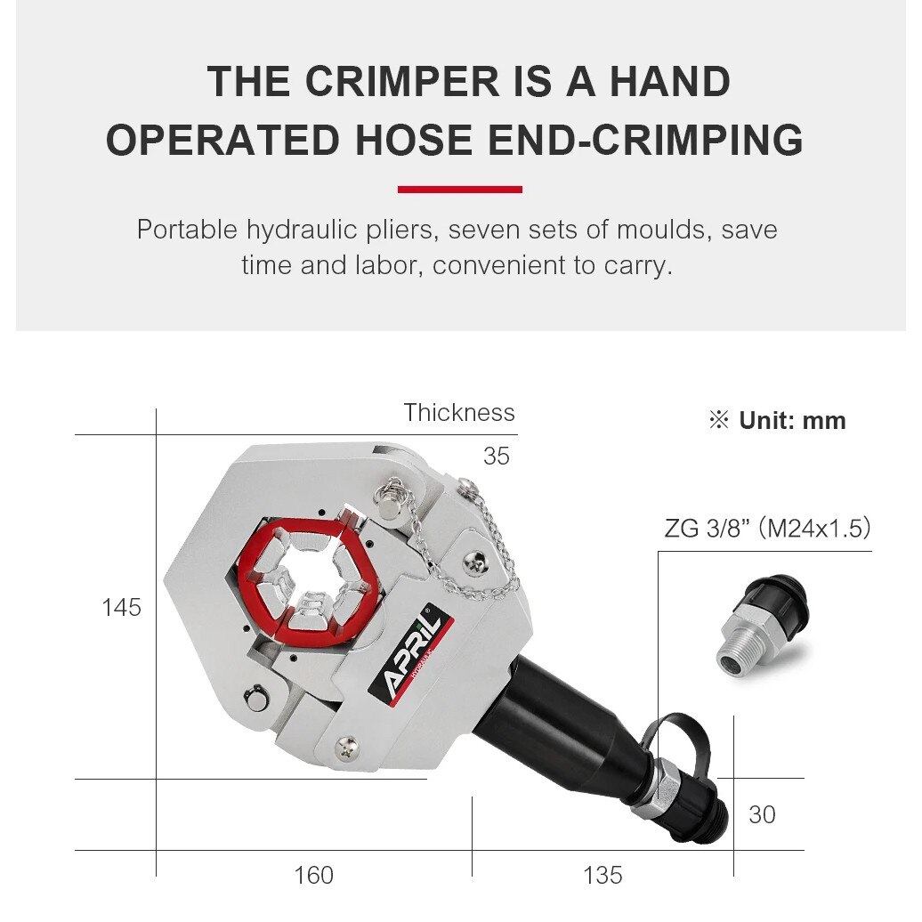 Cleste pentru furtunuri pentru aer conditionat, April, APR-7842, pompa ...