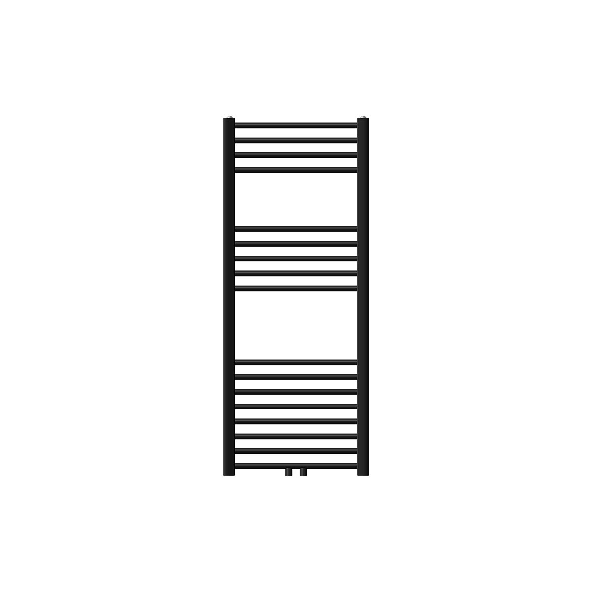 Calorifer baie, LuxeBath, negru mat, otel, 500 x 1200mm, 410 W ...