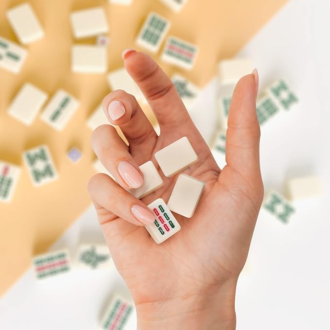 Joc de masa Mahjong, Latauar, 8 ani+, Multicolor - eMAG.ro