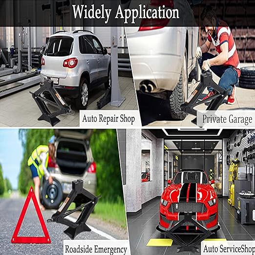 Kit cric auto, Latauar, Otel, Negru - eMAG.ro